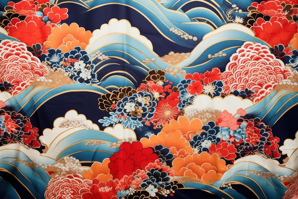 Shogun Castle pattern backgrounds kimono | Premium Photo - rawpixel