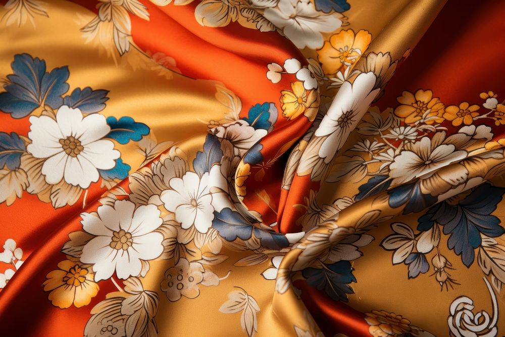 Shogun Castle pattern backgrounds satin | Free Photo - rawpixel
