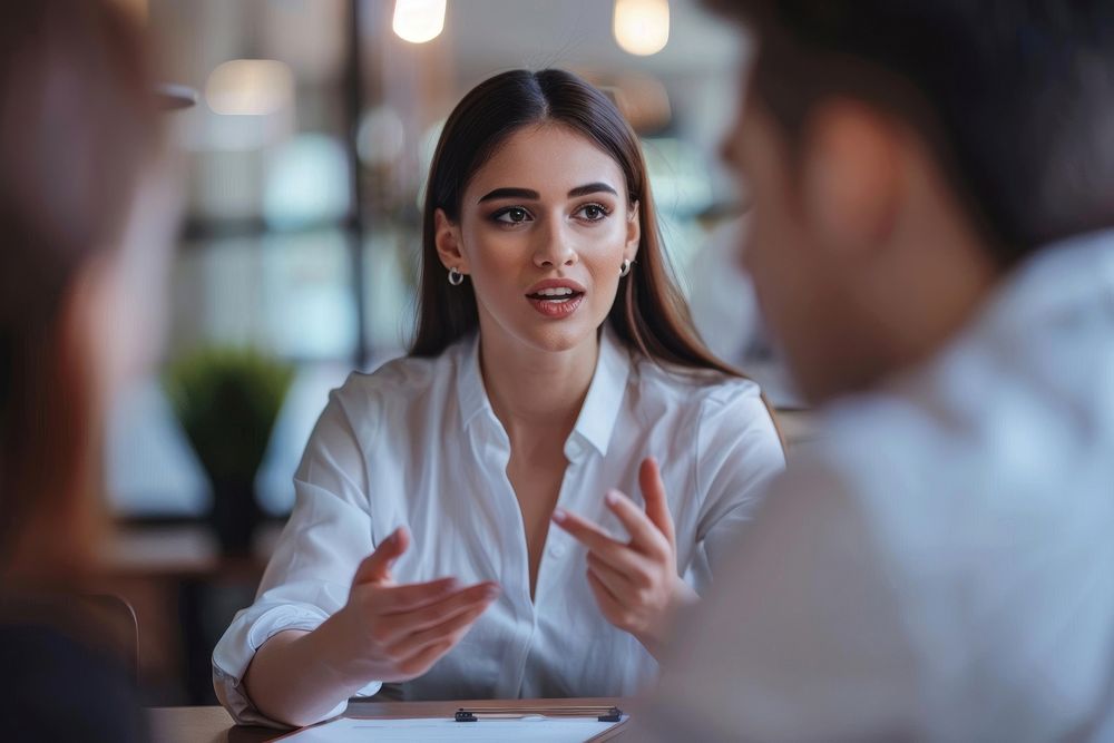 Discussing woman conversation female. | Premium Photo - rawpixel