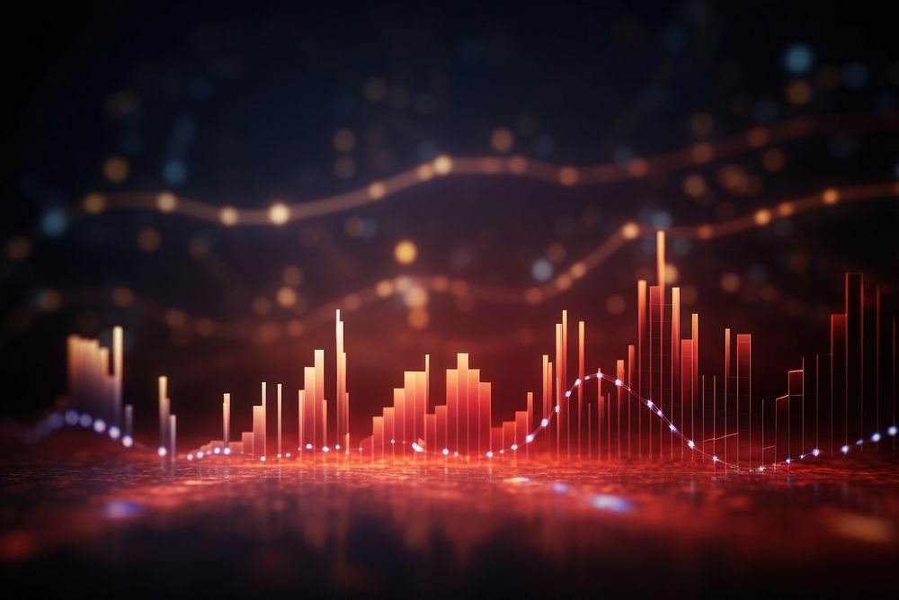 Data blurry digital background festival | Free Photo Illustration ...