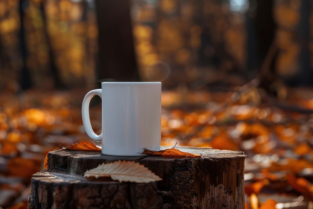 Tree mug tree stump beverage. | Premium Photo - rawpixel