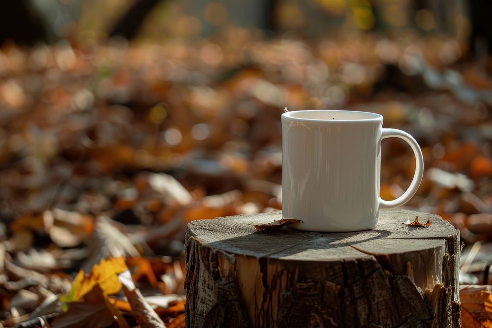 Tree mug tree stump beverage | Free Photo - rawpixel