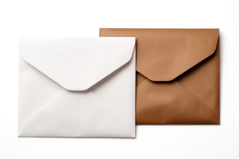 Past envelopes white background simplicity | Free Photo - rawpixel