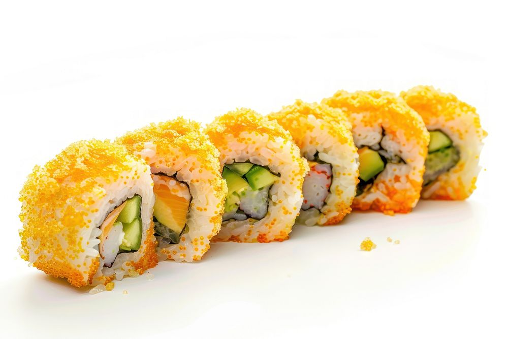 Golden california roll sushi produce | Premium Photo - rawpixel