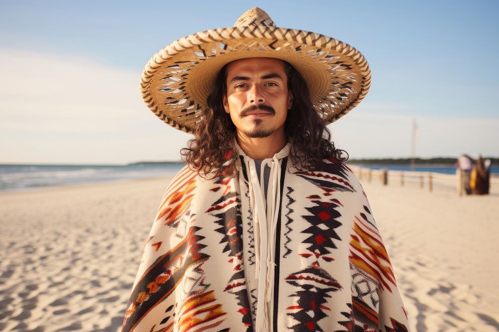 Hispanic mexican man photo beach | Premium Photo - rawpixel