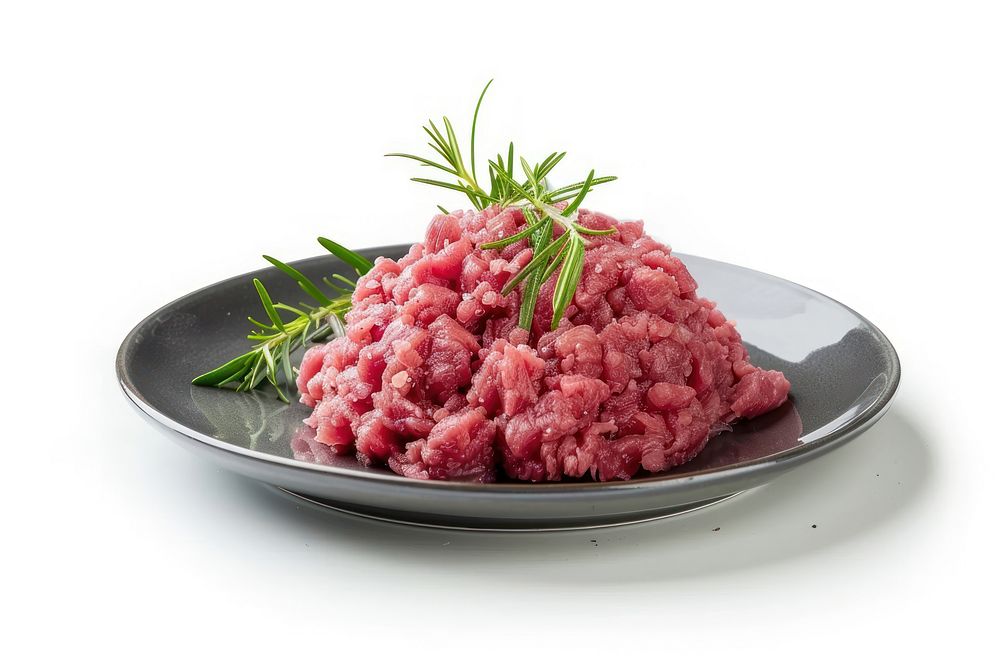 Ground meat plate mutton beef. | Premium Photo - rawpixel