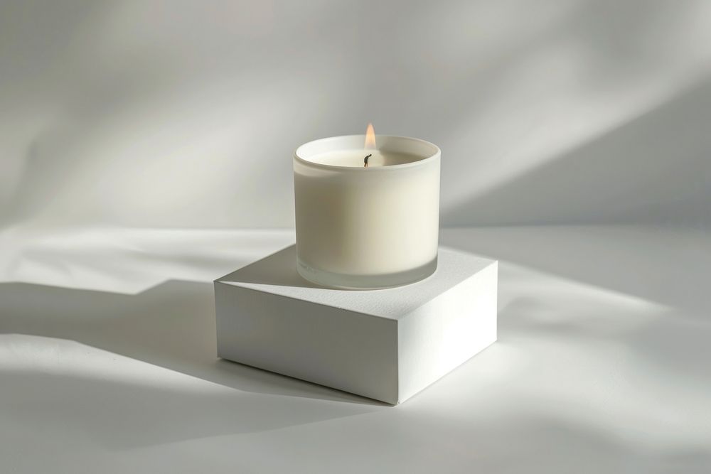 Blank plain candle mockup candlestick. | Premium Photo - rawpixel