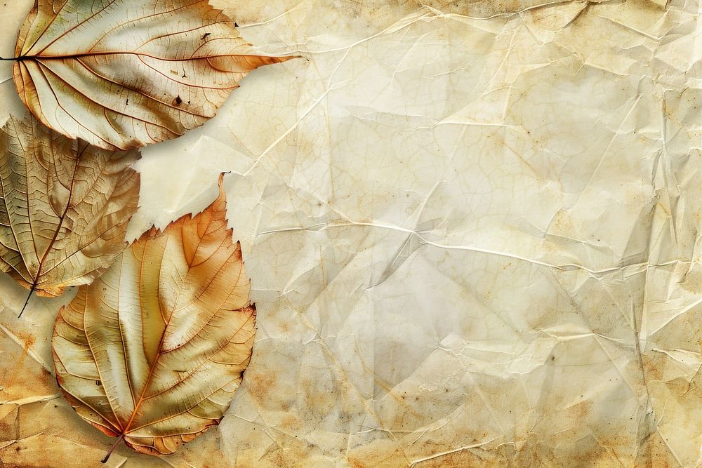 Leaf paper backgrounds texture | Free Photo Illustration - rawpixel