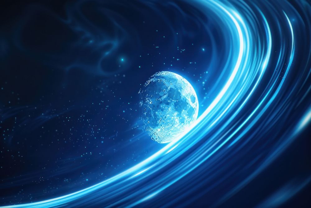 Abstract background moon backgrounds futuristic. | Premium Photo ...