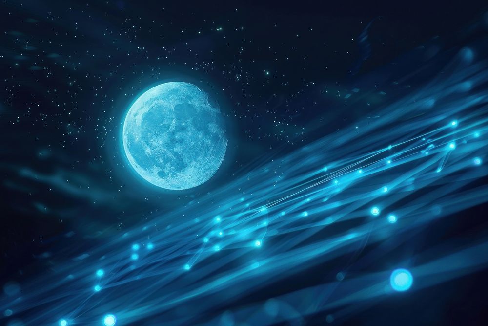 Abstract background moon backgrounds futuristic. | Premium Photo ...