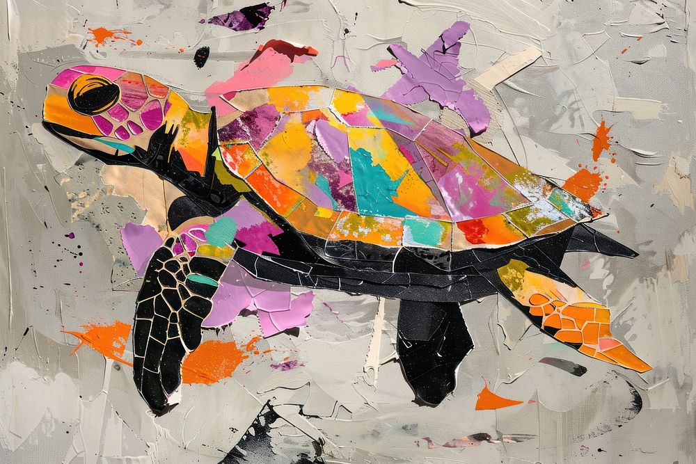 Art painting reptile collage. | Premium Photo Illustration - rawpixel