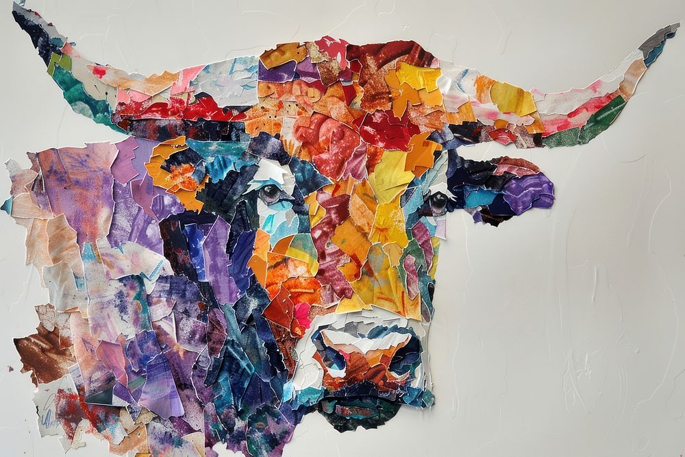 Art painting collage representation. | Premium Photo Illustration ...