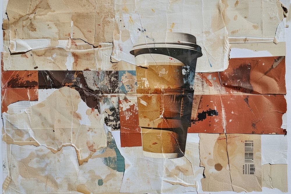 Coffee collage art painting | Free Photo Illustration - rawpixel
