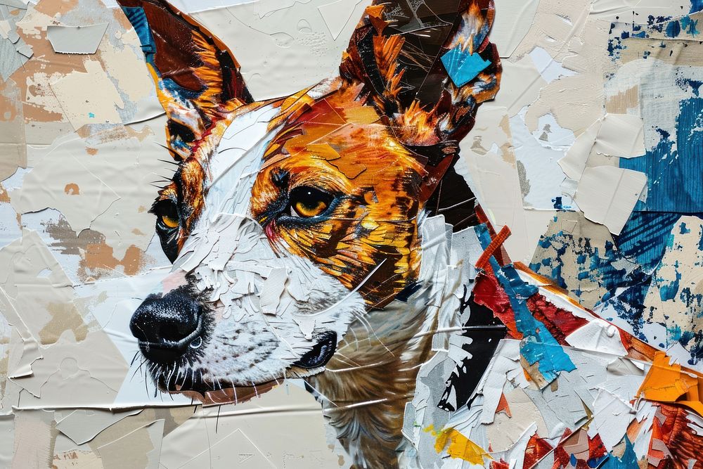 Collage art painting animal. | Premium Photo Illustration - rawpixel