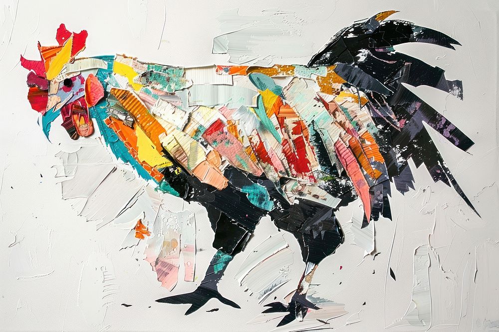 Art painting collage representation. | Premium Photo Illustration ...