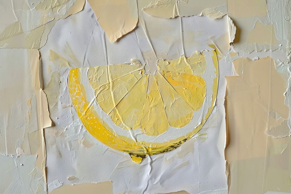 Lemon art creativity painting. | Free Photo Illustration - rawpixel