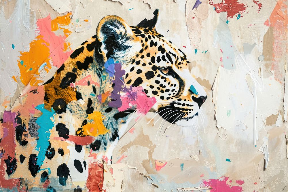 Leopard art wildlife abstract. | Premium Photo Illustration - rawpixel