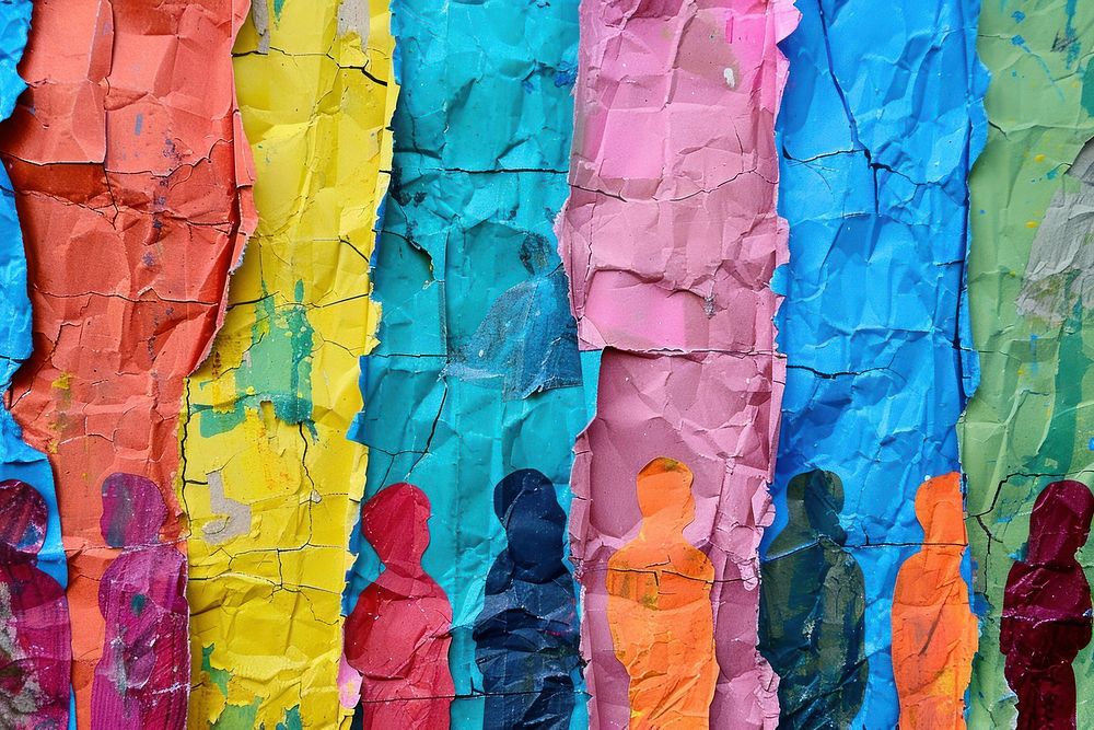 People art collage paper. | Free Photo Illustration - rawpixel
