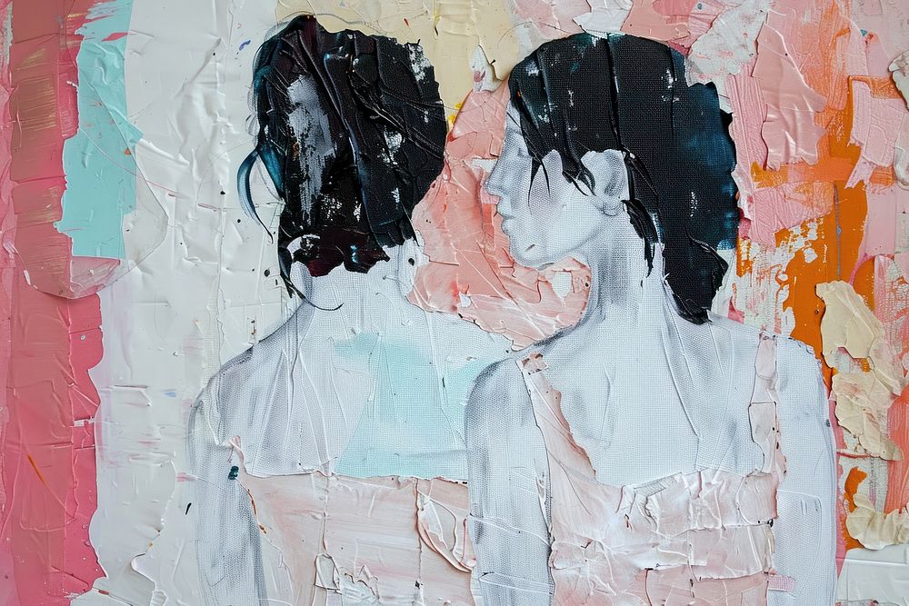 People art painting collage. | Free Photo Illustration - rawpixel