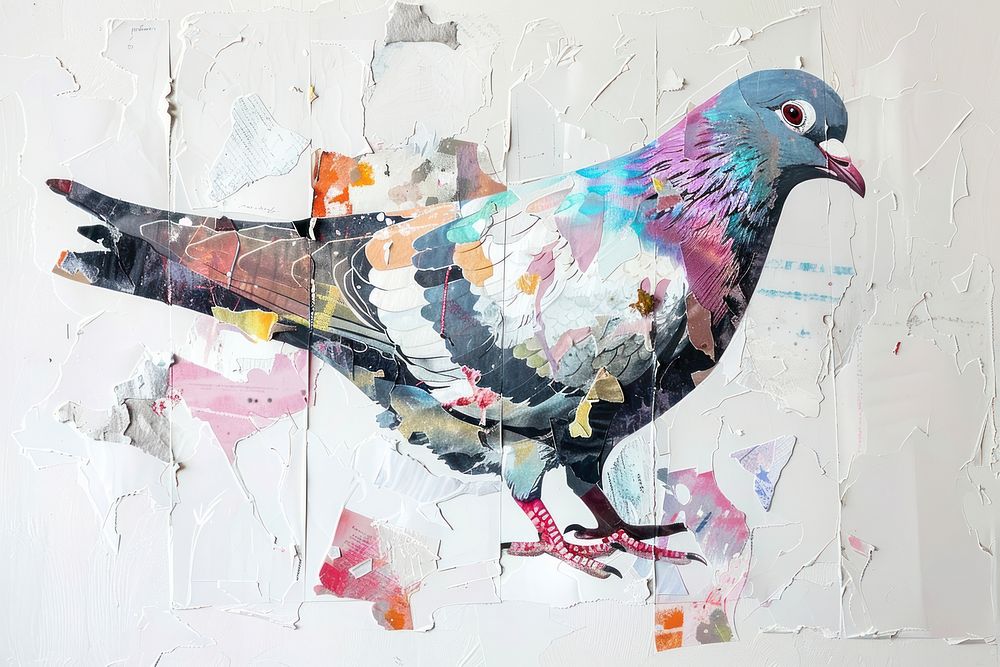 Art painting animal pigeon. | Premium Photo Illustration - rawpixel