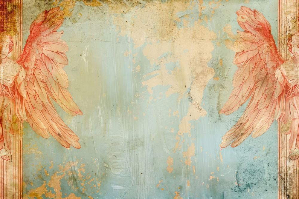 Angels backgrounds painting art. | Free Photo Illustration - rawpixel