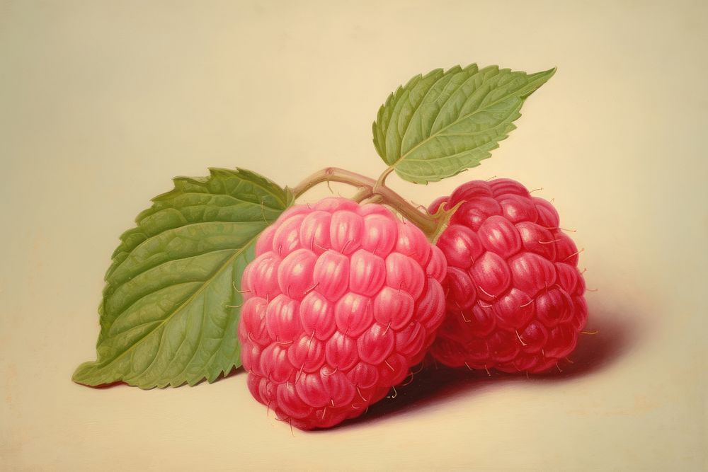 Close pale raspberry fruit plant | Free Photo Illustration - rawpixel