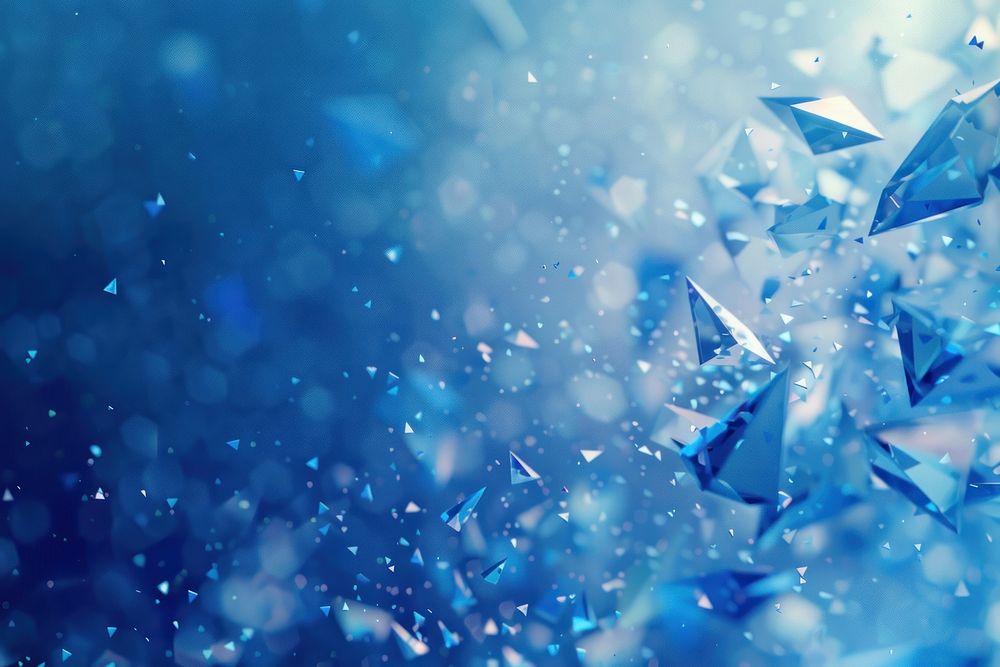 Abstract background blue backgrounds crystal. | Premium Photo ...