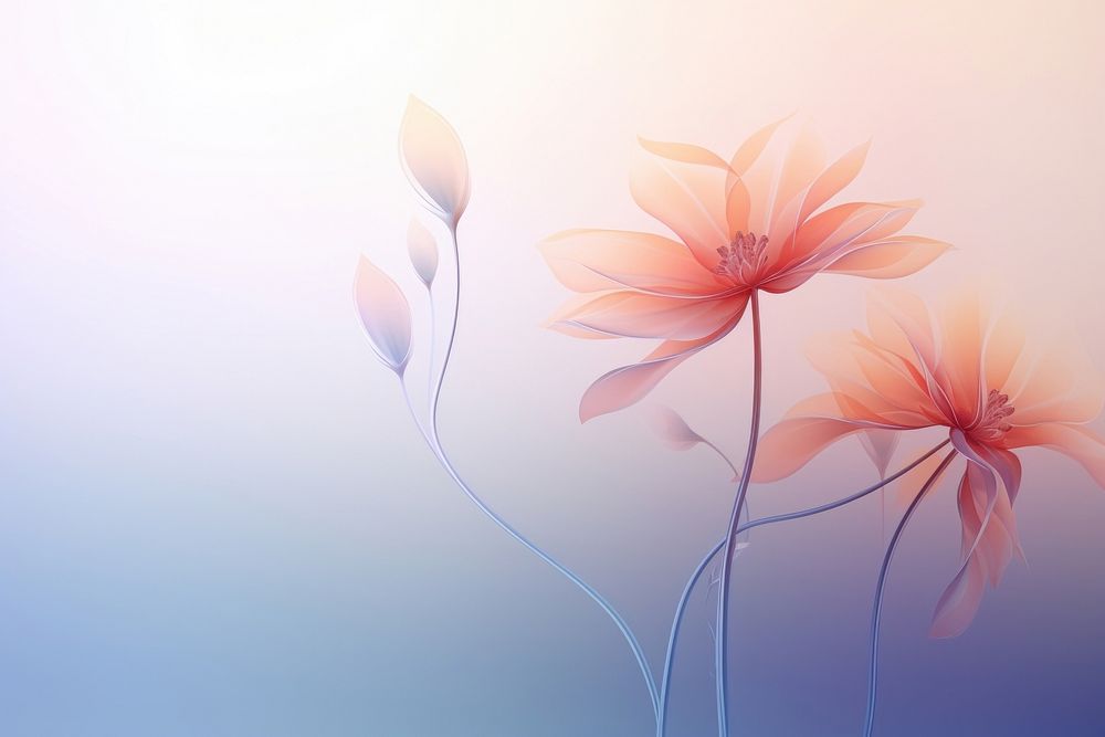 Abstract background flower plant art. | Free Photo Illustration - rawpixel