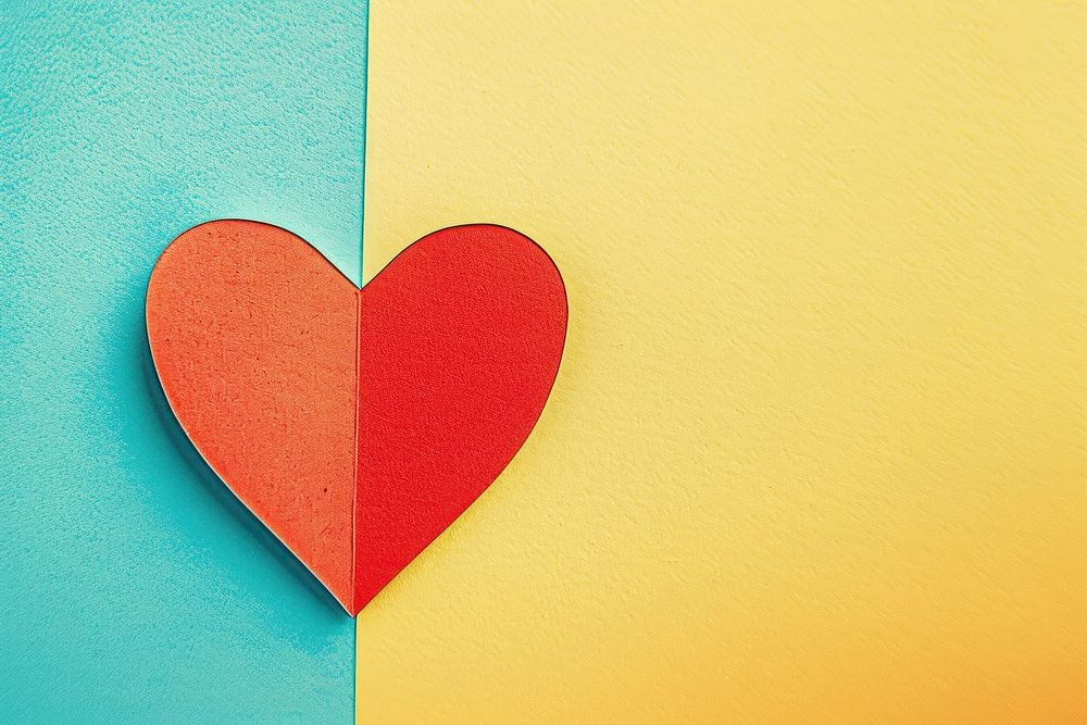 Retro collage heart backgrounds creativity | Free Photo Illustration ...