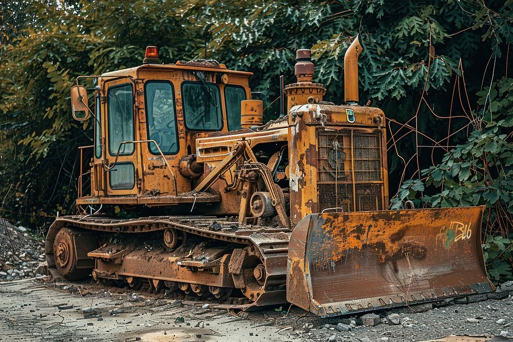 Construction deterioration abandoned machinery. | Premium Photo - rawpixel