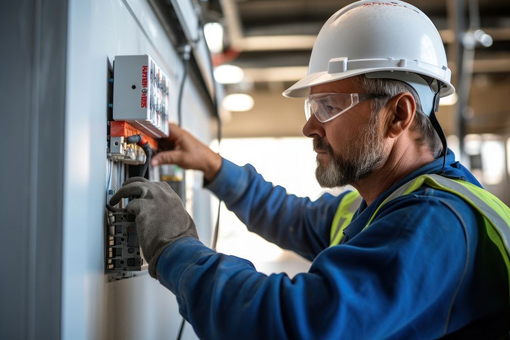 Engineer fixing electric box construction | Free Photo - rawpixel