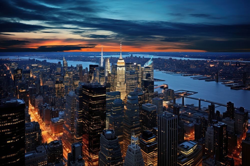 Architecture metropolis cityscape landscape. | Premium Photo - rawpixel