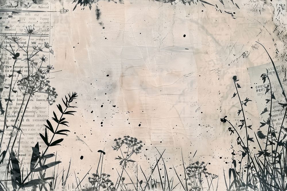 Summer meadow dancing ephemera border | Free Photo Illustration - rawpixel