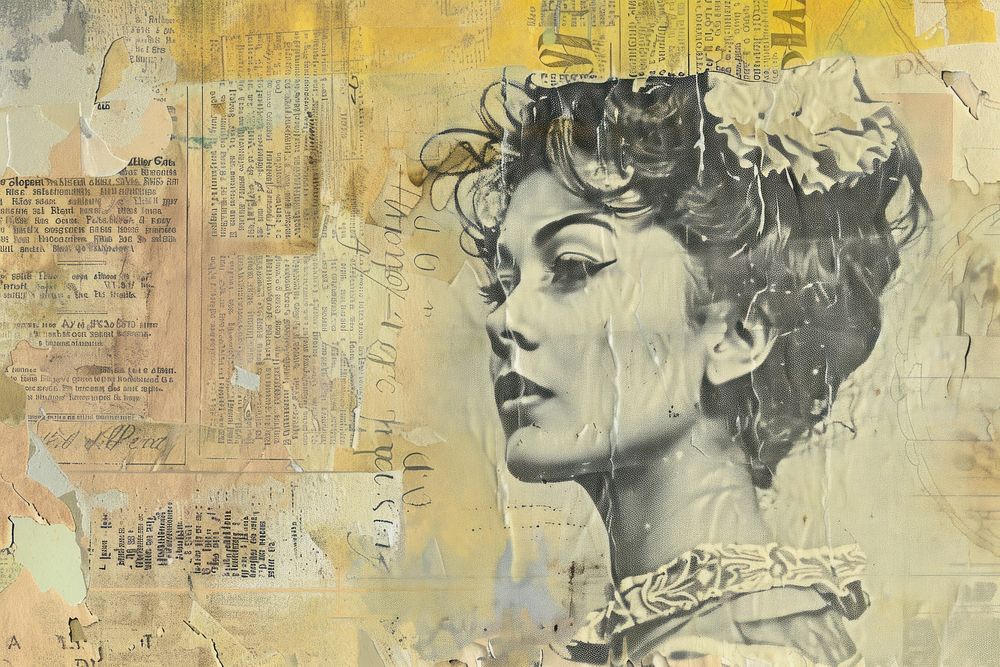 Summer dancing ephemera border collage | Free Photo Illustration - rawpixel