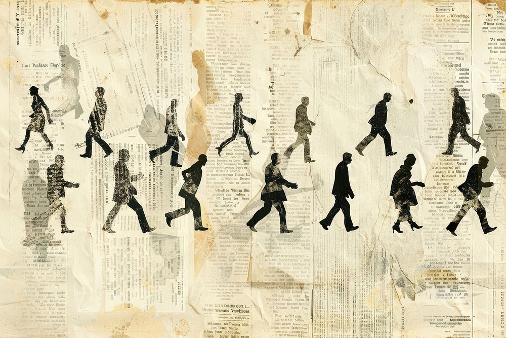 People dancing ephemera border backgrounds | Premium Photo Illustration ...