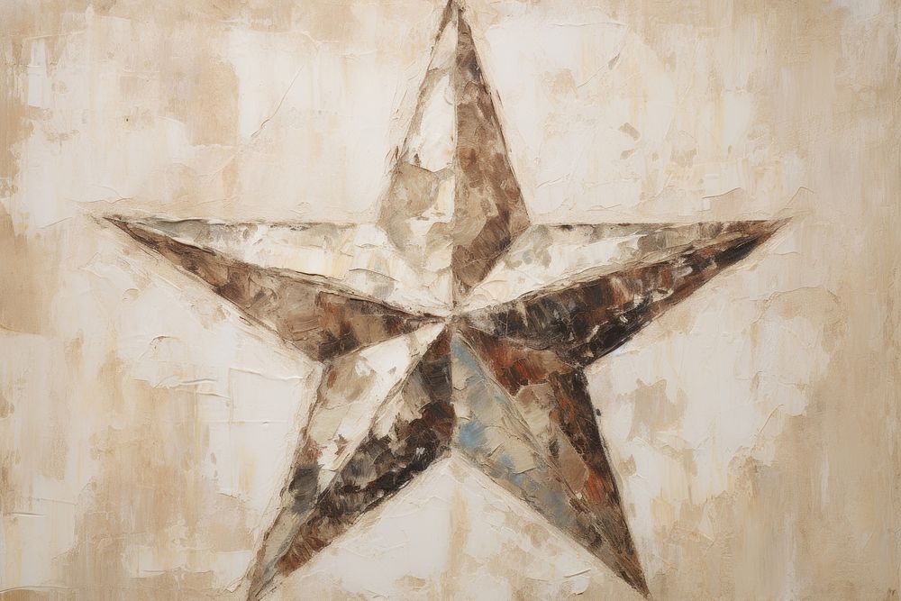 Close pale Star backgrounds painting | Premium Photo Illustration ...