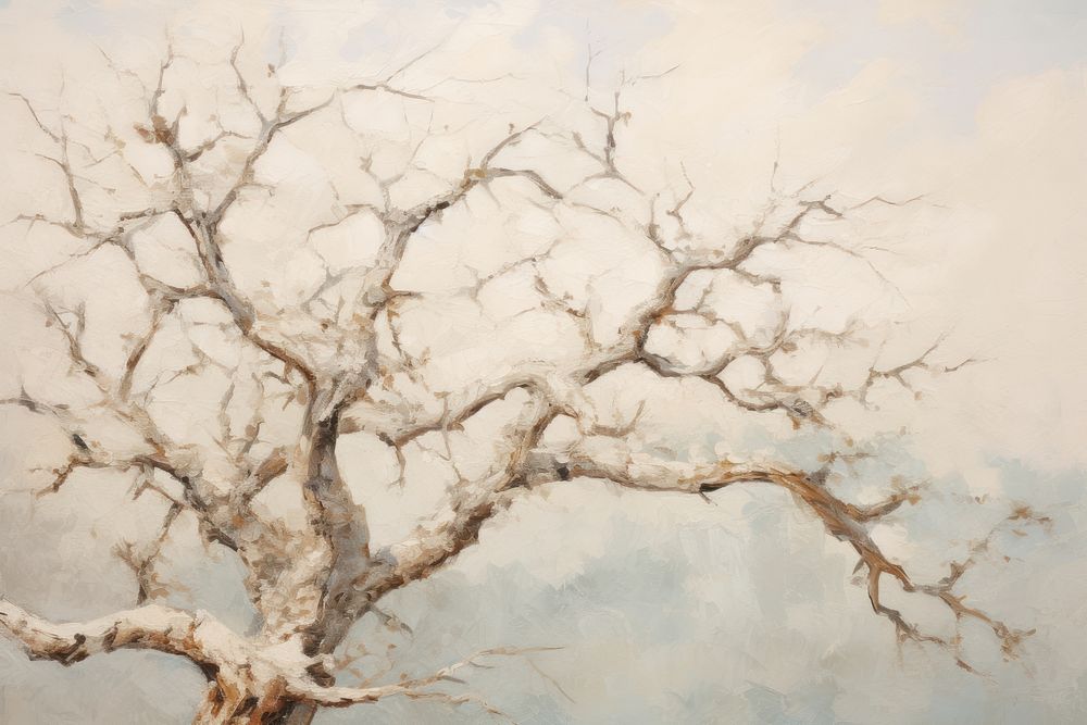 Close pale Tree painting tree | Premium Photo Illustration - rawpixel