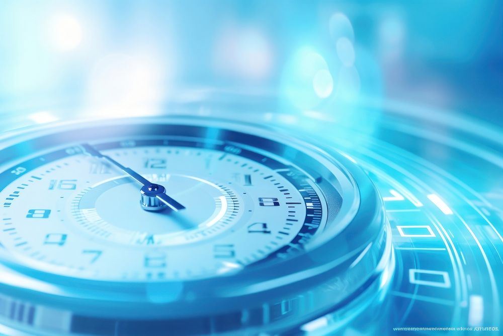 Abstract background backgrounds technology clock. | Premium Photo ...