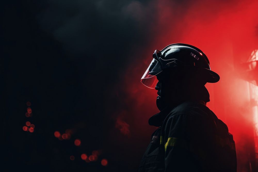 Abstract background firefighter helmet adult. | Free Photo Illustration ...