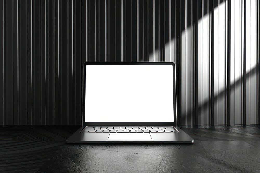 Empty laptop computer screen light. | Premium Photo - rawpixel