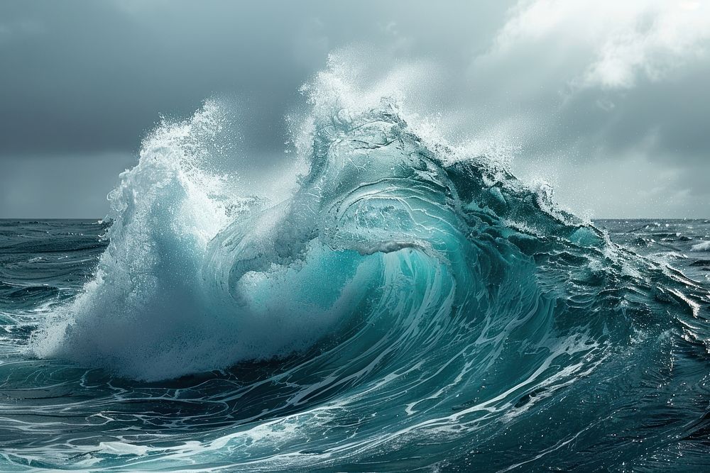 Ocean wave outdoors nature sea. | Premium Photo - rawpixel