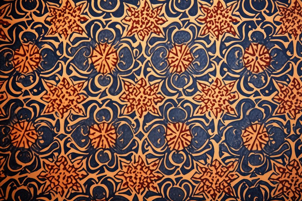 Block print pattern backgrounds wallpaper | Free Photo - rawpixel