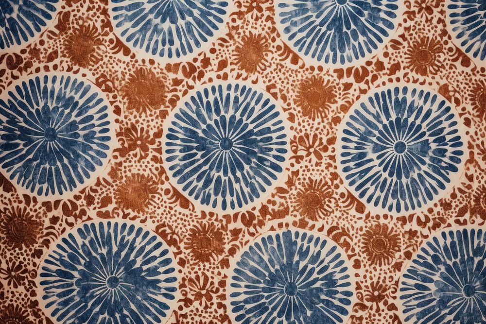 Block print pattern backgrounds wallpaper | Premium Photo - rawpixel