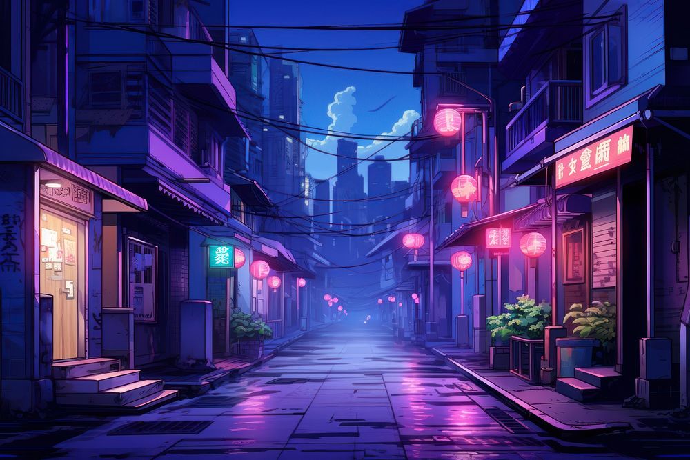 Unsettling alley architecture building street. | Premium Photo ...