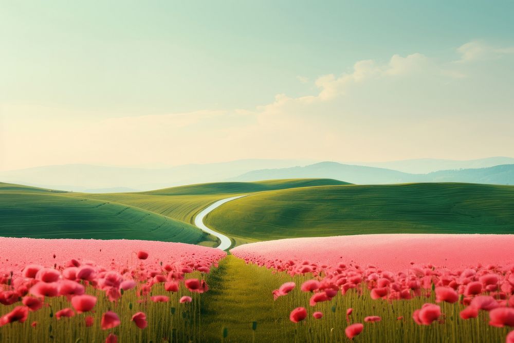 Photo poppy forest landscape field | Premium Photo - rawpixel
