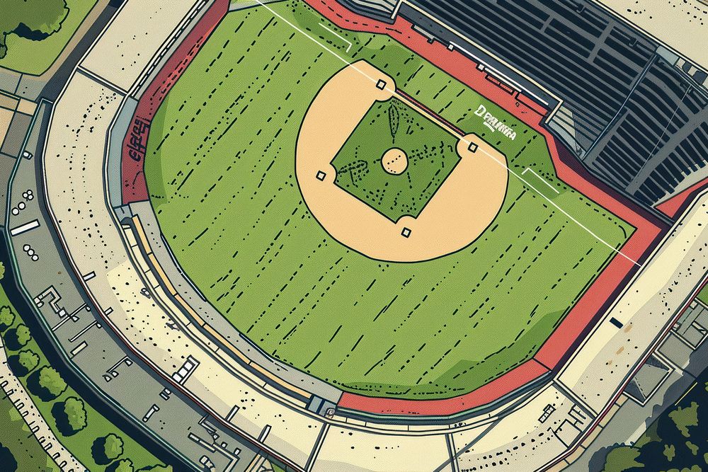 Baseball architecture scoreboard outdoors. | Free Photo Illustration ...