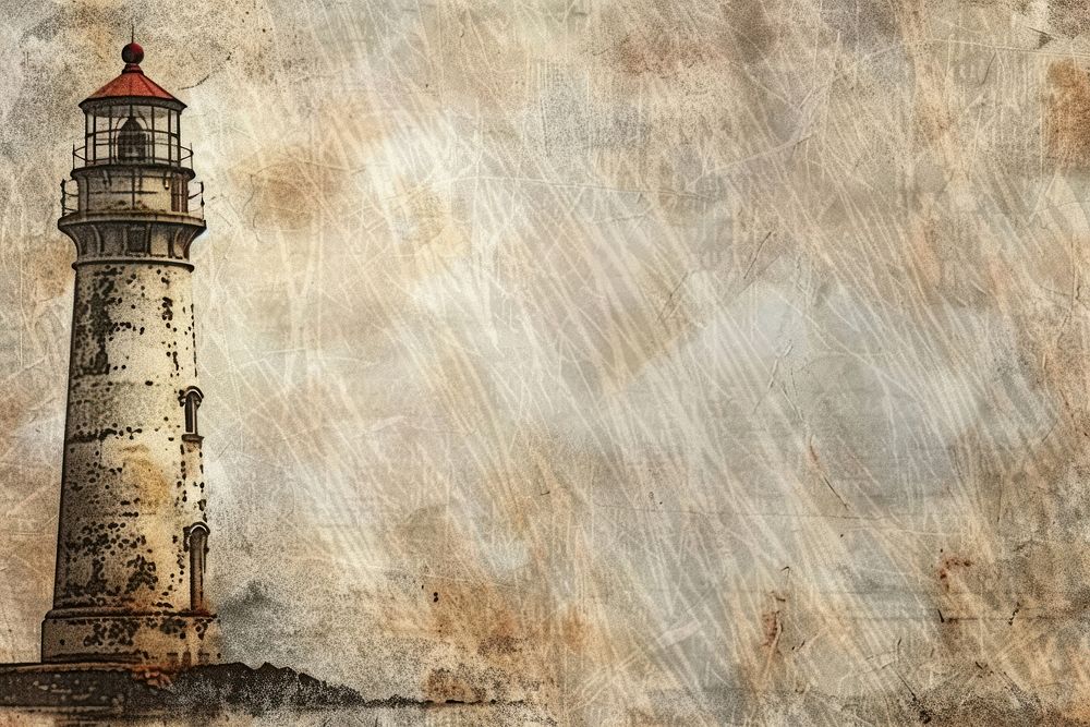Lighthouse etching lighthouse art architecture. | Free Photo ...