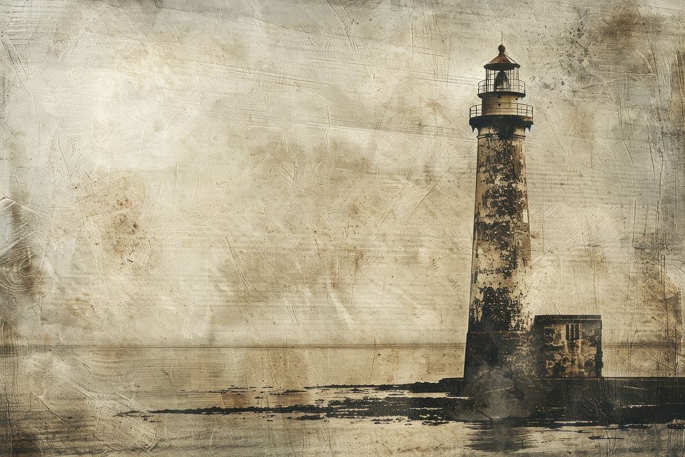 Lighthouse etching lighthouse art architecture. | Free Photo ...