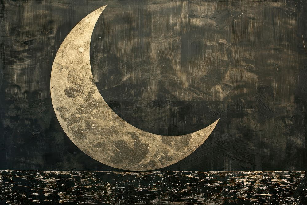 Moon etching moon blackboard astronomy. | Free Photo Illustration ...