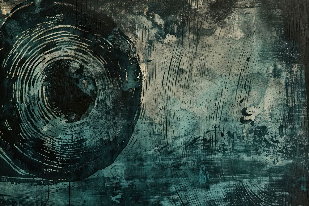 Pool etching art outdoors painting. | Free Photo Illustration - rawpixel